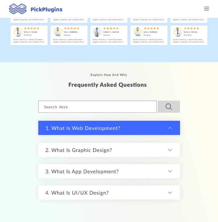 Accordions Plugin for WordPress - PickPlugins
