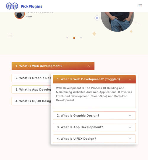 Accordions Plugin for WordPress - PickPlugins